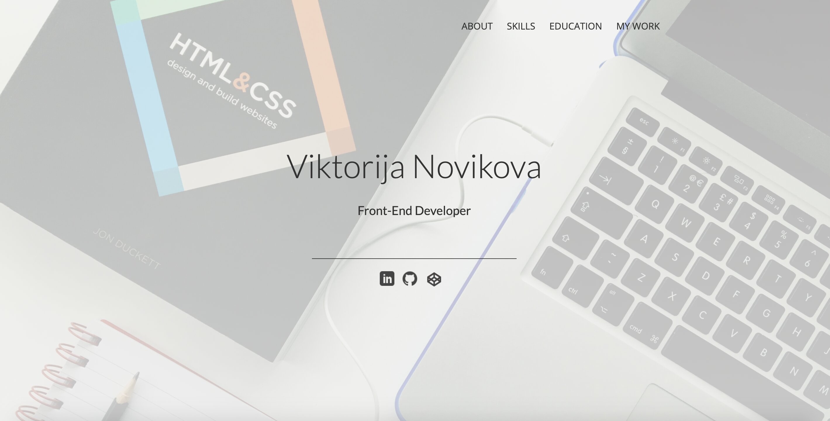Viktorija Novikova Front-End Developer